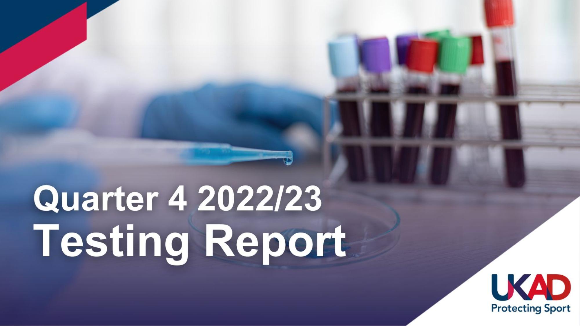 UKAD releases Testing Statistics for first quarter of 2023/24 | UK Anti ...