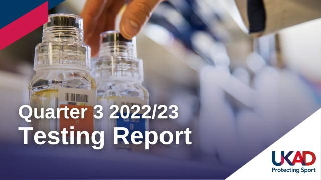 UKAD releases testing report for January to March 2024, naming the top ...