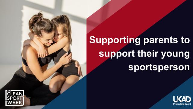 Who, What, Where & Why of Anti-Doping: Supporting Parents to Support ...